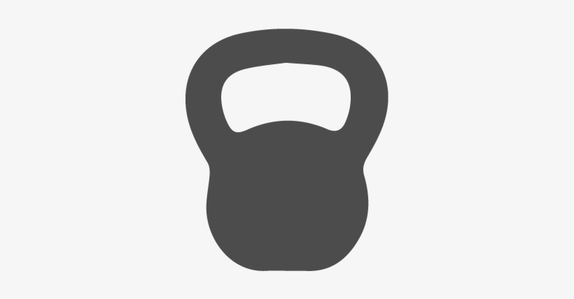 Kettlebell Icon Grey - Transparent Background Kettlebell Png - Free ...