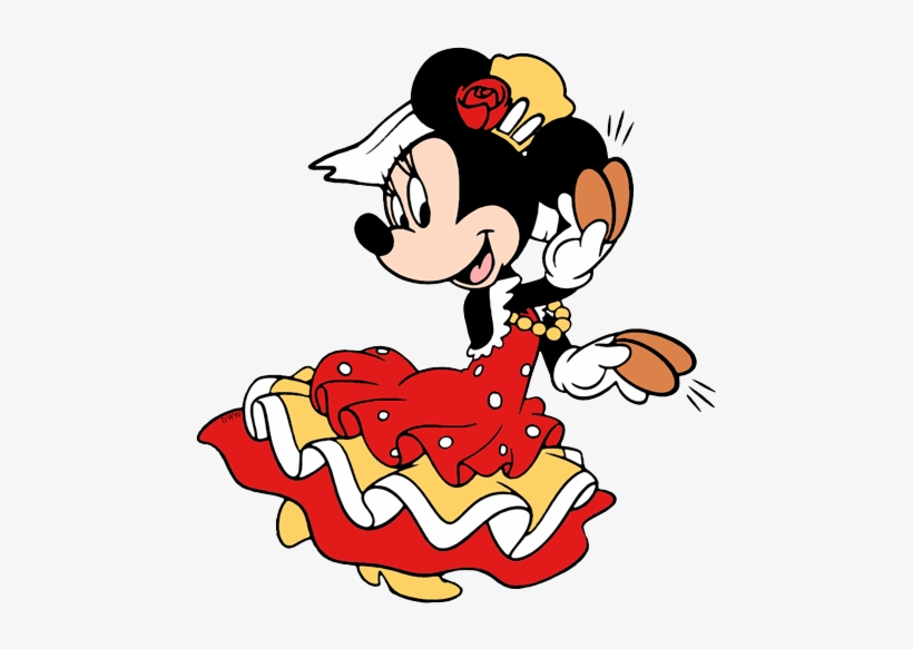 Minnie Scuba Diving Surfing Flamenco Dancing - Minnie Mouse Flamenco ...