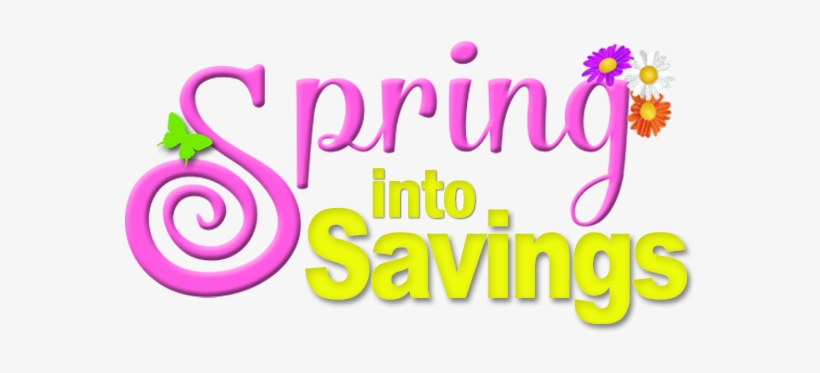 Spring Into Savings Clipart - Free Transparent PNG Download - PNGkey
