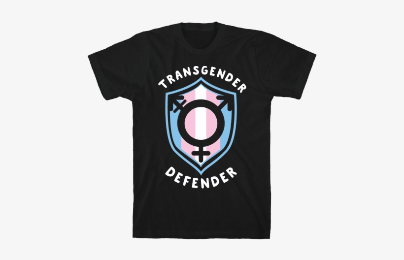 Transgender Defender Mens T-shirt - Lgbtq Shirts - Free Transparent PNG ...