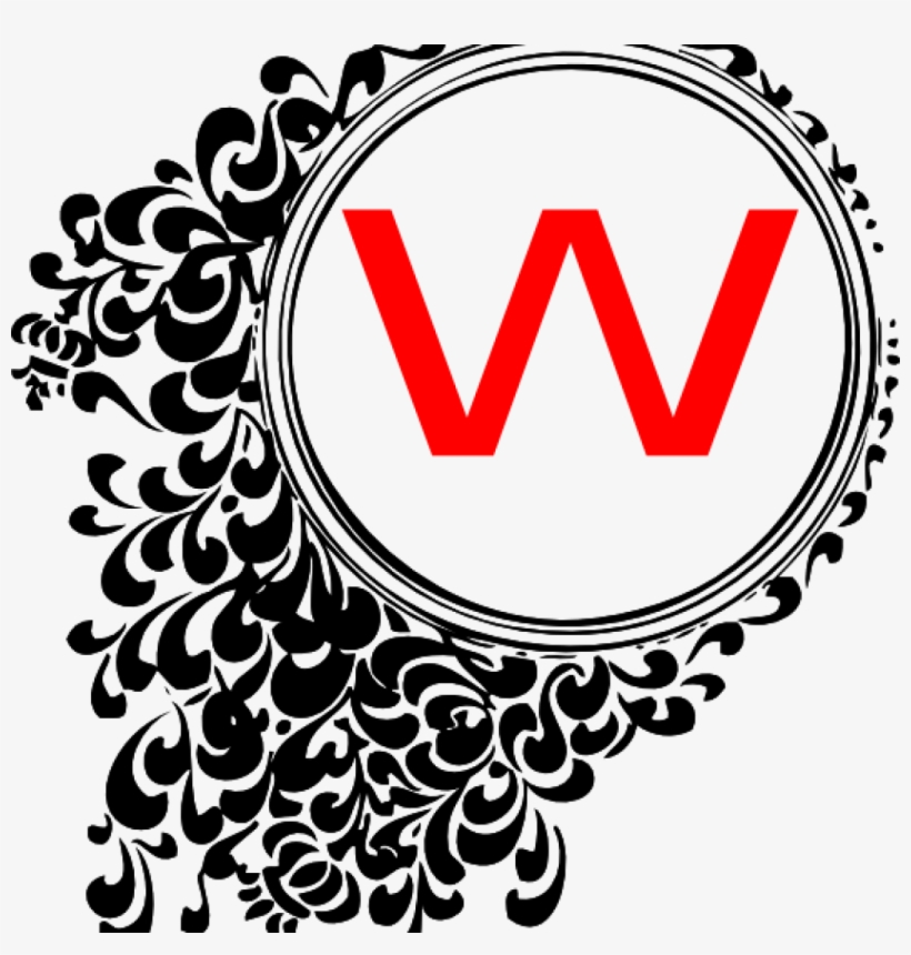 Monogram Clipart Monogram Clip Art At Clker Vector - Circle Border ...