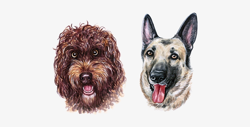 Puppy Transprent Png Free - Watercolor Painting - Free Transparent PNG ...