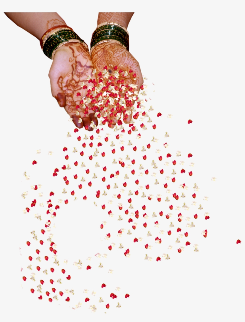 Welcome Hands With Flowers