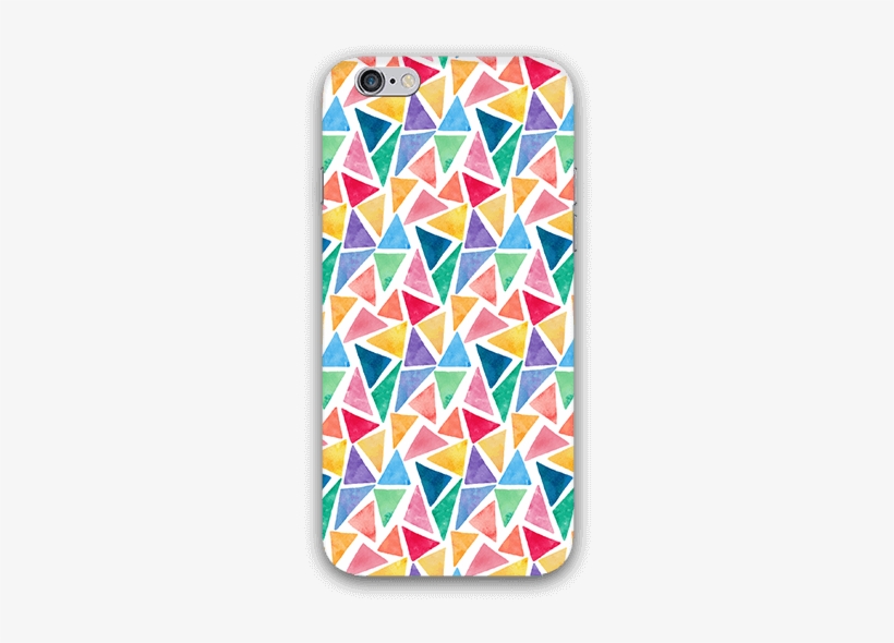 Watercolor Triangles Pattern Iphone 6 Mobile Case - Storyboard Paper 1: ...