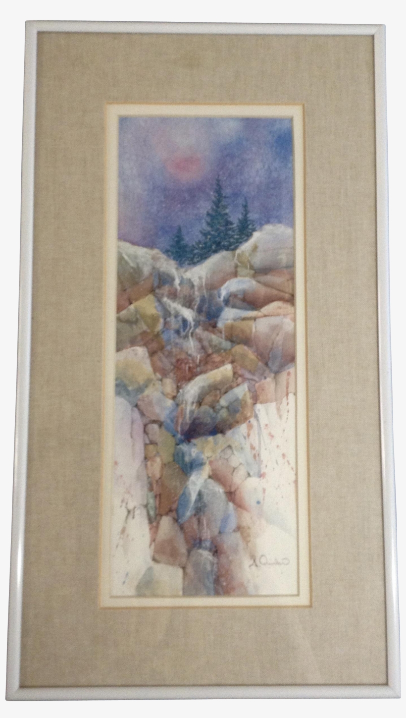 Sue Quinlan, Mixed Media Watercolor Painting, Frozen - Watercolor ...