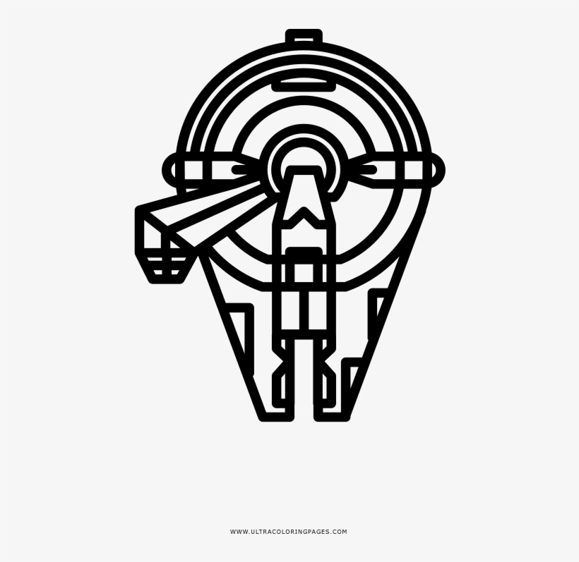 Millenium Falcon Coloring Pages