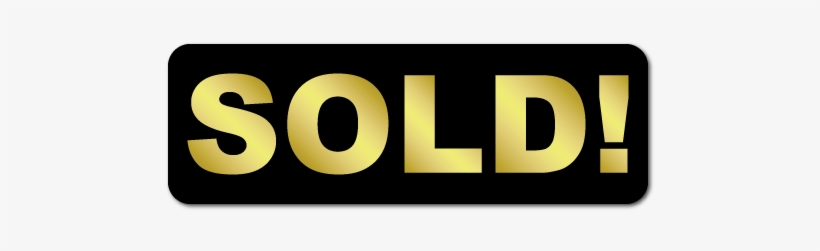 "sold" Black On Shiny Foil Stickers - Sold Sticker Real Estate - Free ...