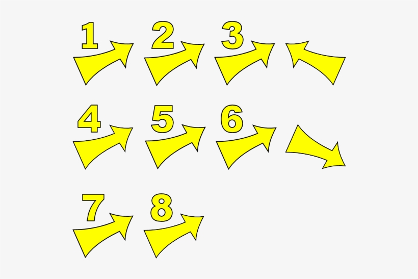Arrow & Numbers - Number - Free Transparent PNG Download - PNGkey