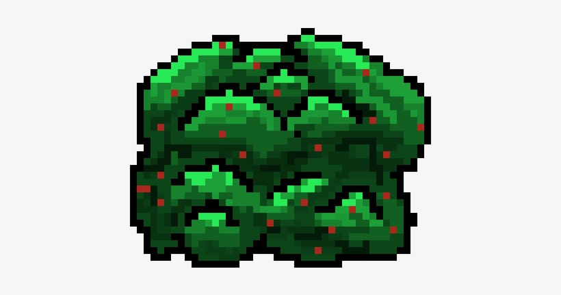 Bush Berries - Pixel Art - Free Transparent PNG Download - PNGkey