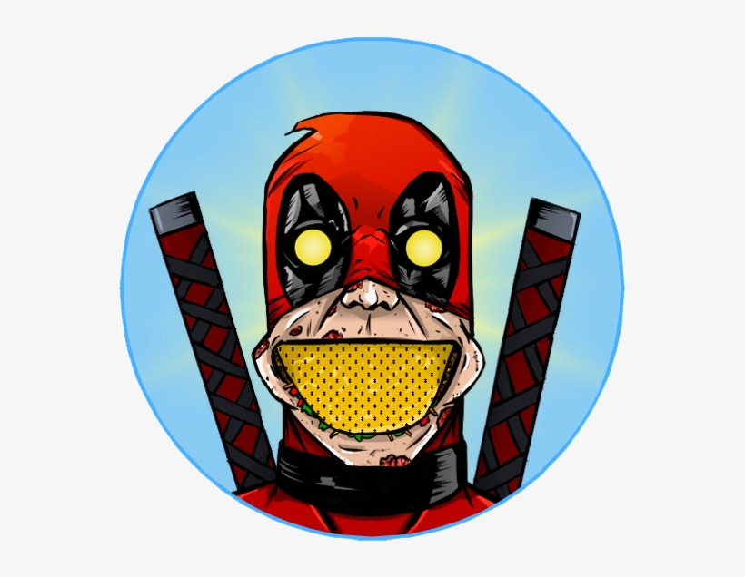 Deadpool Taco Button - Free Transparent PNG Download - PNGkey