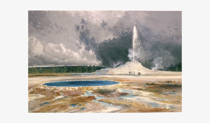The Castle Geyser, Upper Geyser Basin - Castle Geyser, Upper Geyser ...
