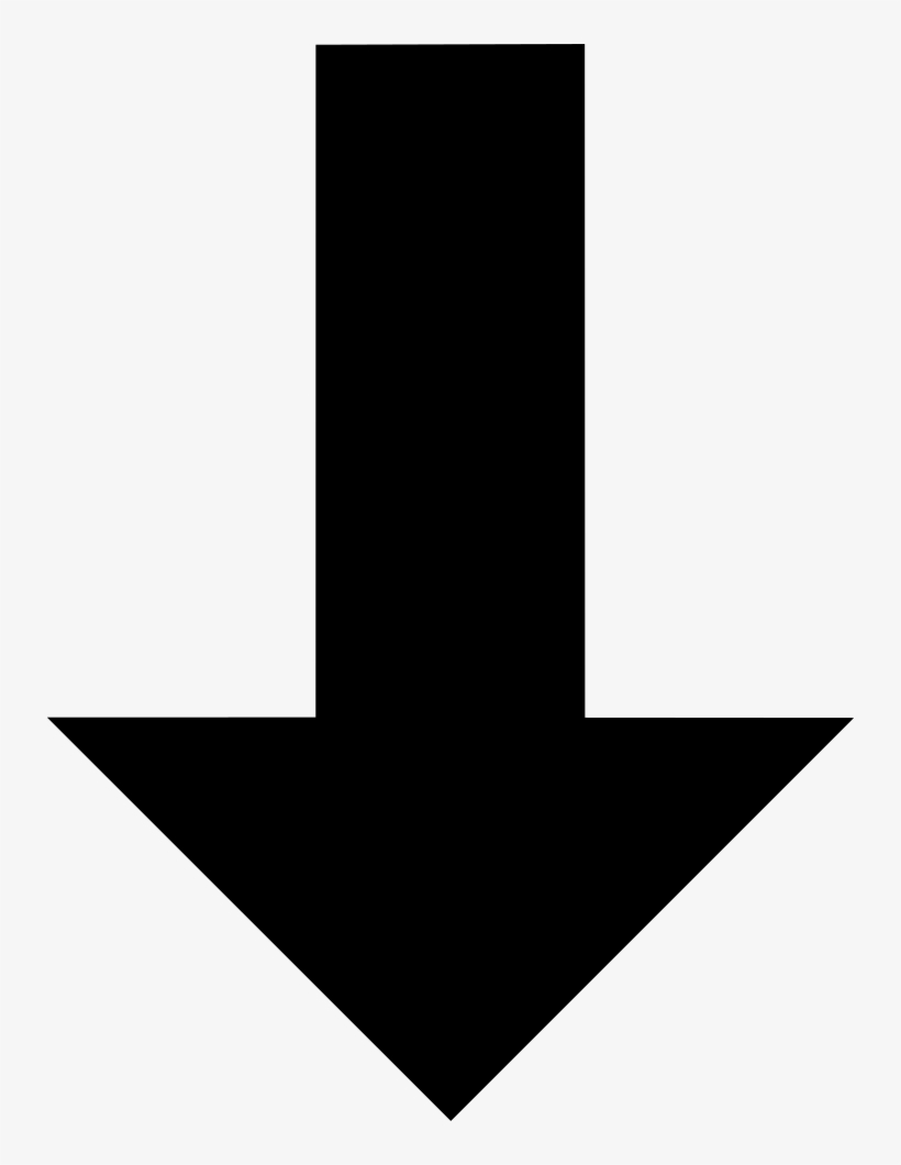 Arrow Down Comments - Imagine Sageata In Jos - Free Transparent PNG ...