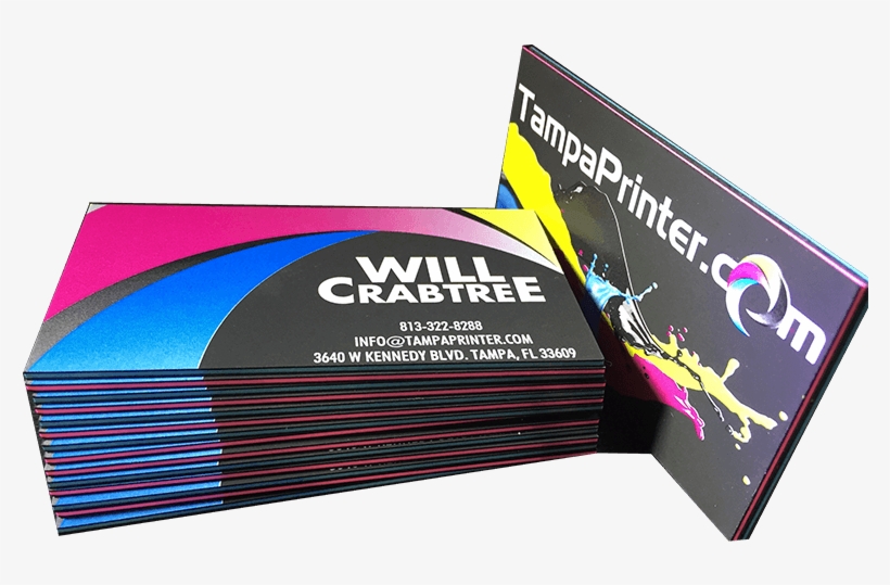 Color Core Business Cards - Tampa Printer - Free Transparent PNG ...