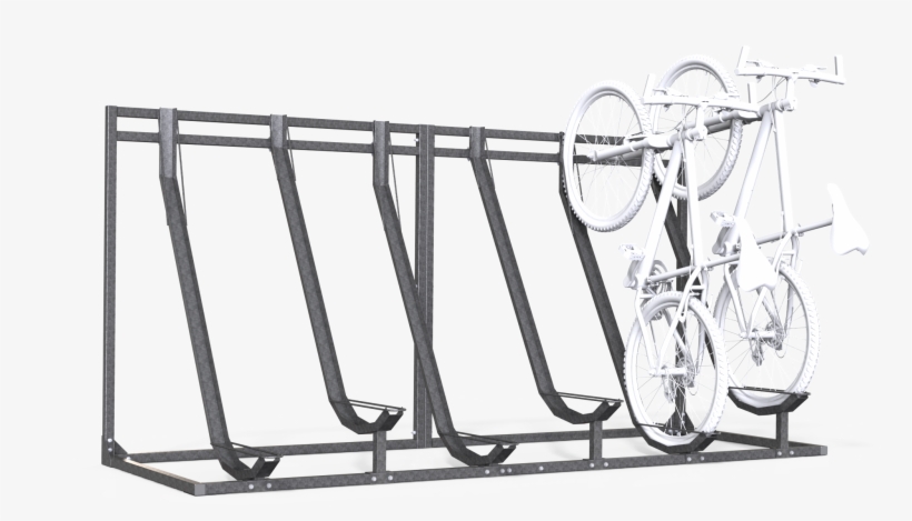 Vertical 6 Bike Rack - Bicycle - Free Transparent PNG Download - PNGkey