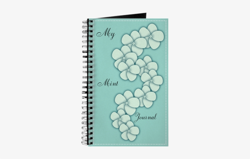 Cute Mint Flower Journal - Autism Poems - Free Transparent PNG Download ...