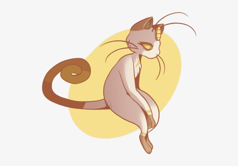 Meowth Is My Favorite Normal Type But People Usually - Cartoon - Free ...