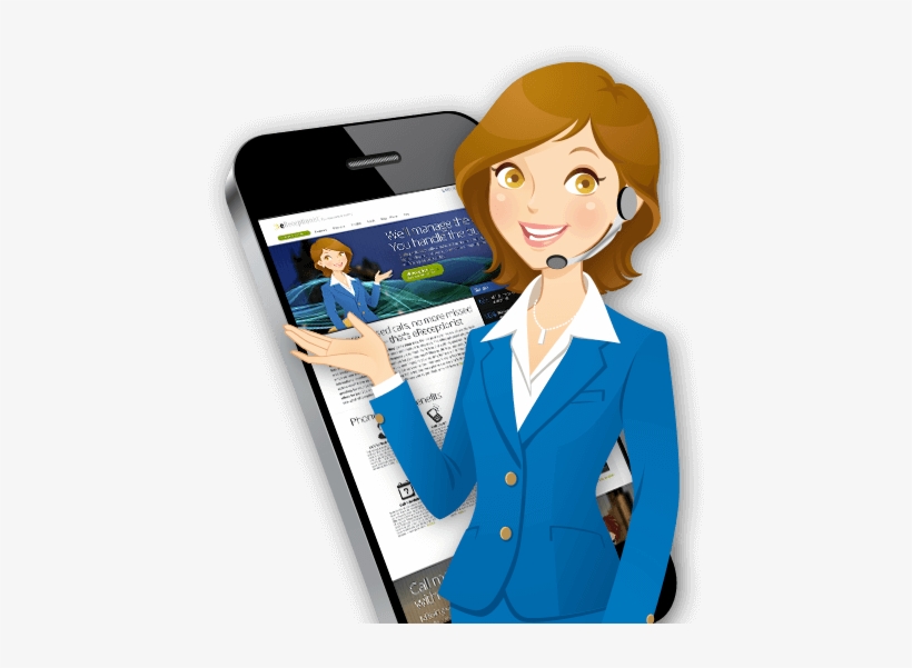 Receptionist Girl - Receptionist - Free Transparent PNG Download - PNGkey