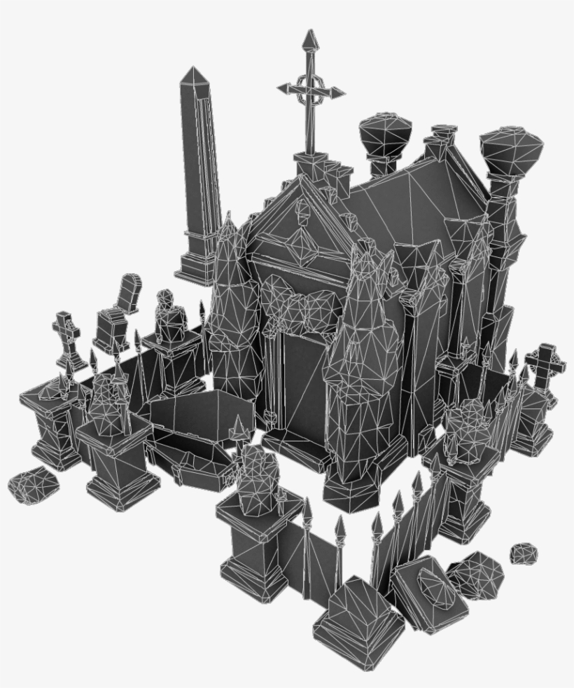 Cemetery Starter Set - Bitgem Cemetary - Free Transparent PNG Download ...