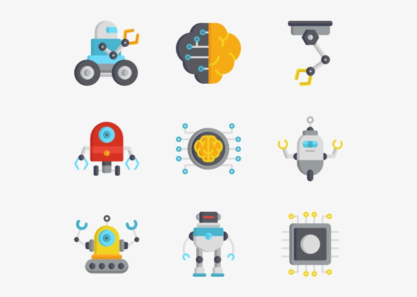 47 Industrial Robot Icon Packs - Robotics - Free Transparent PNG ...