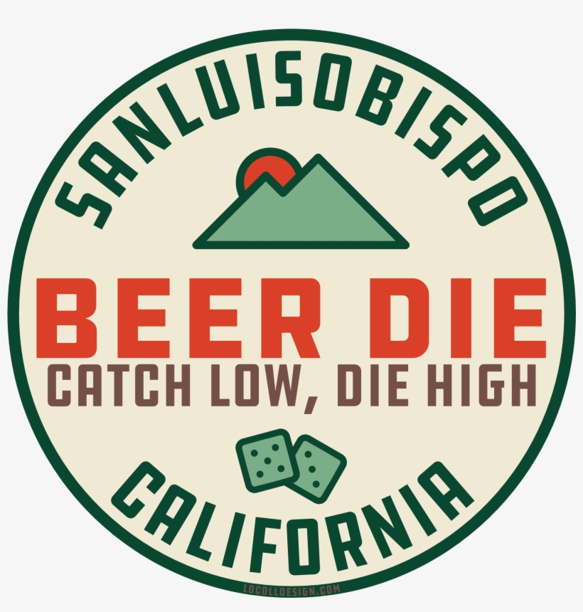 Image Of Slo Beer Die Sticker - Catholic Daughters Logo - Free ...