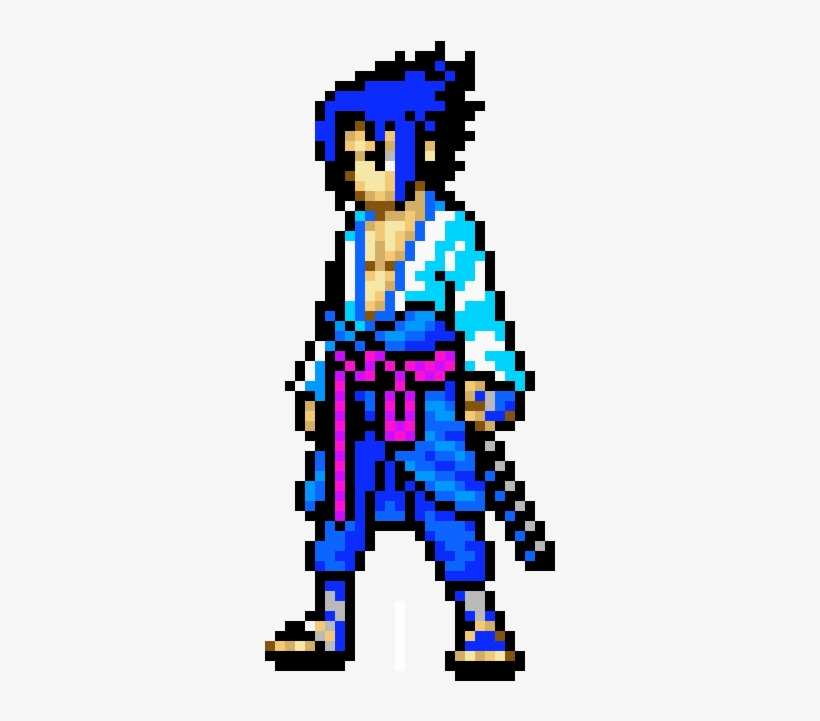 Sasuke Uchiha - Pixel Art - Free Transparent PNG Download - PNGkey