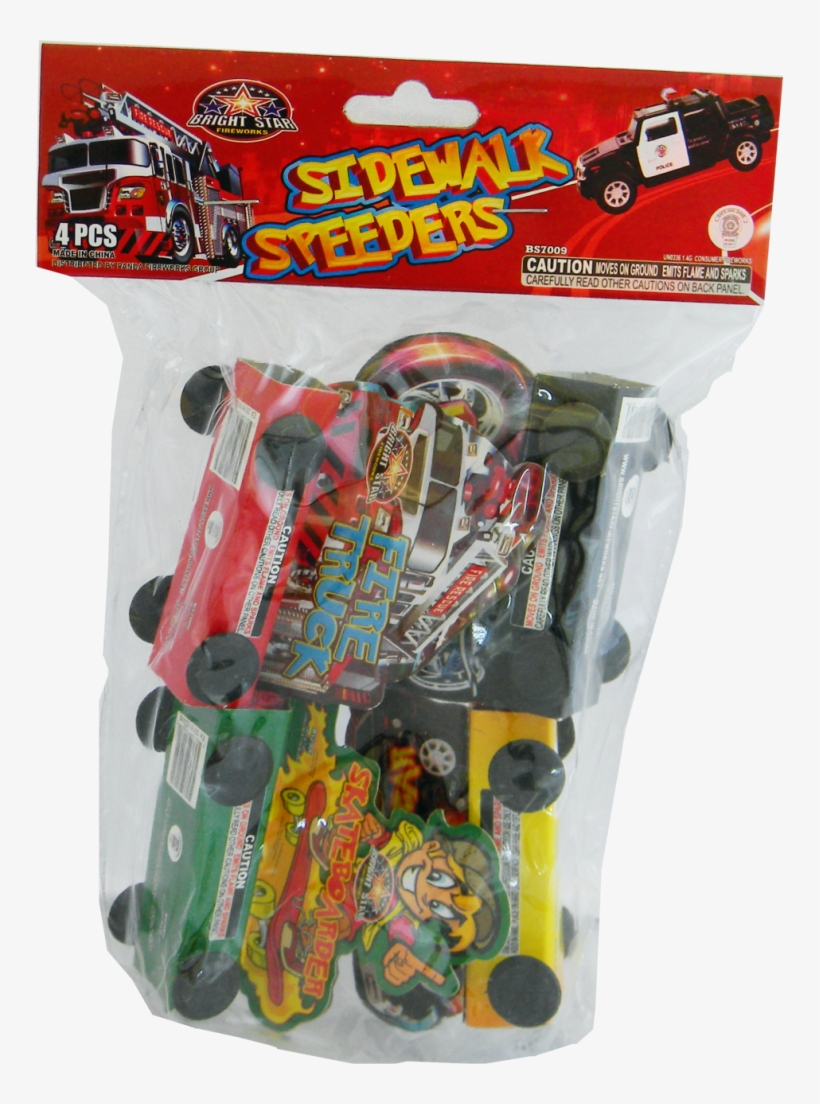 Sidewalk Speeders 4 Pack - Fathead Firefighter Firetruck Peel And Stick ...