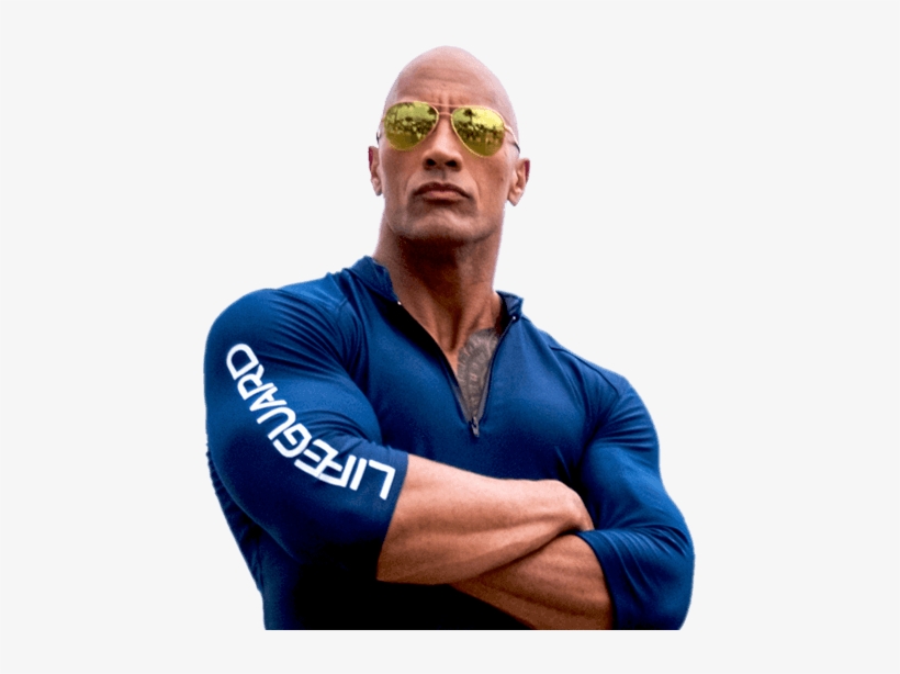 Jackpot Magic Slots - Baywatch The Rock Png - Free Transparent PNG ...