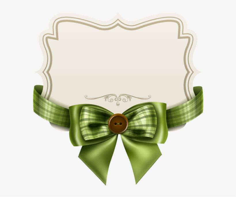 Green Ribbon, Ribbon Bows, Note Paper, - Vector Graphics - Free ...