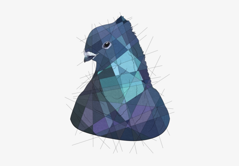 A Cute Little Goth Pigeon For @chickenkeeping - Illustration - Free ...