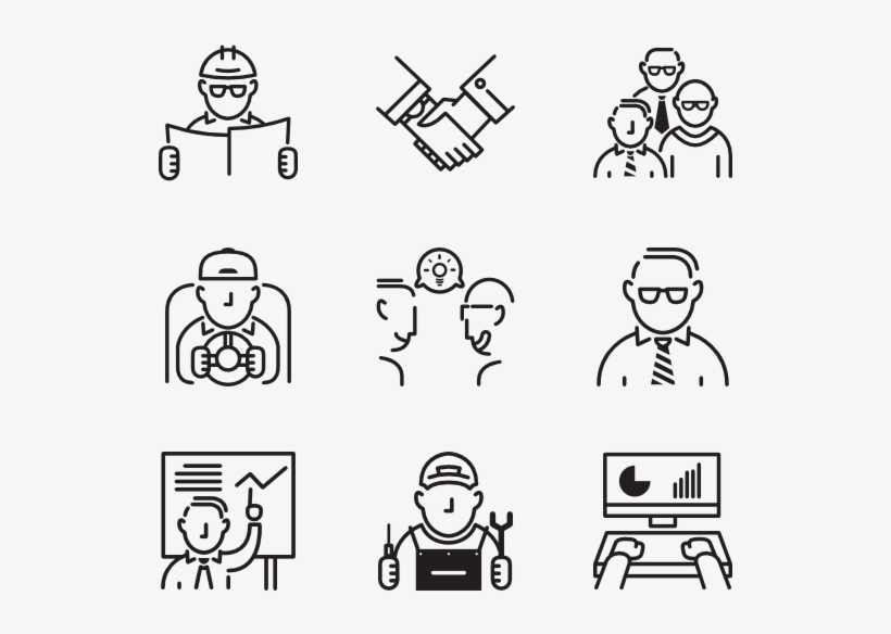 People Working - Icon - Free Transparent PNG Download - PNGkey