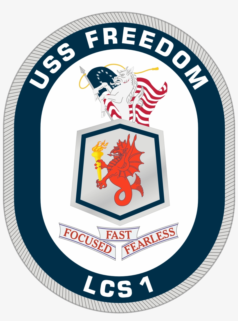 Uss Freedom Lcs1 Crest - Uss Freedom Logo - Free Transparent PNG ...