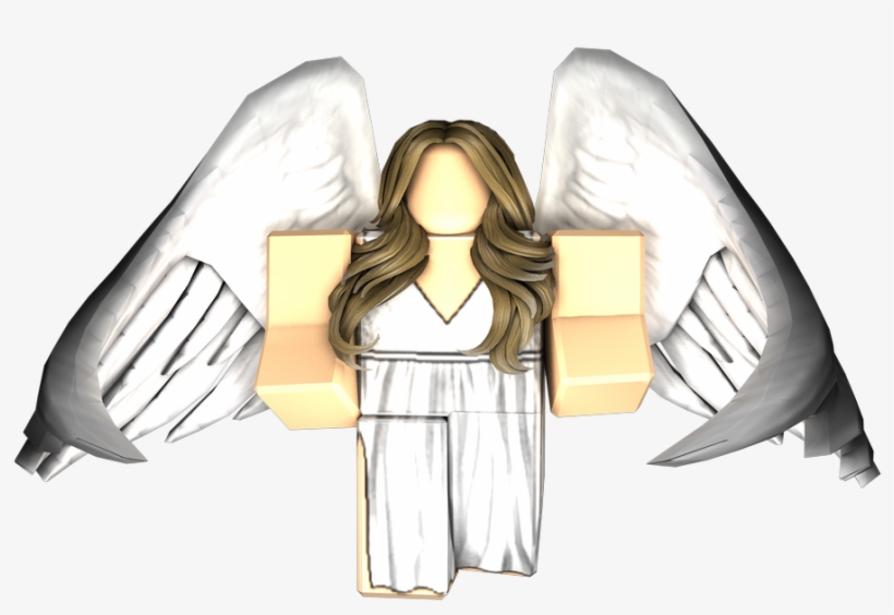 Lazywolfiee On Twitter - Angel Roblox - Free Transparent PNG Download ...