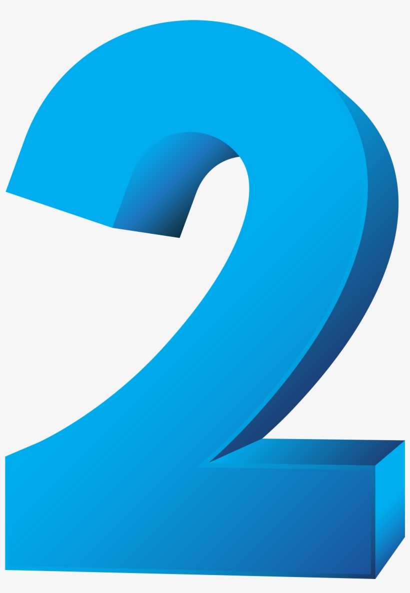 Turtle Dove Clipart Transparent Background - Number Two Clipart - Free ...