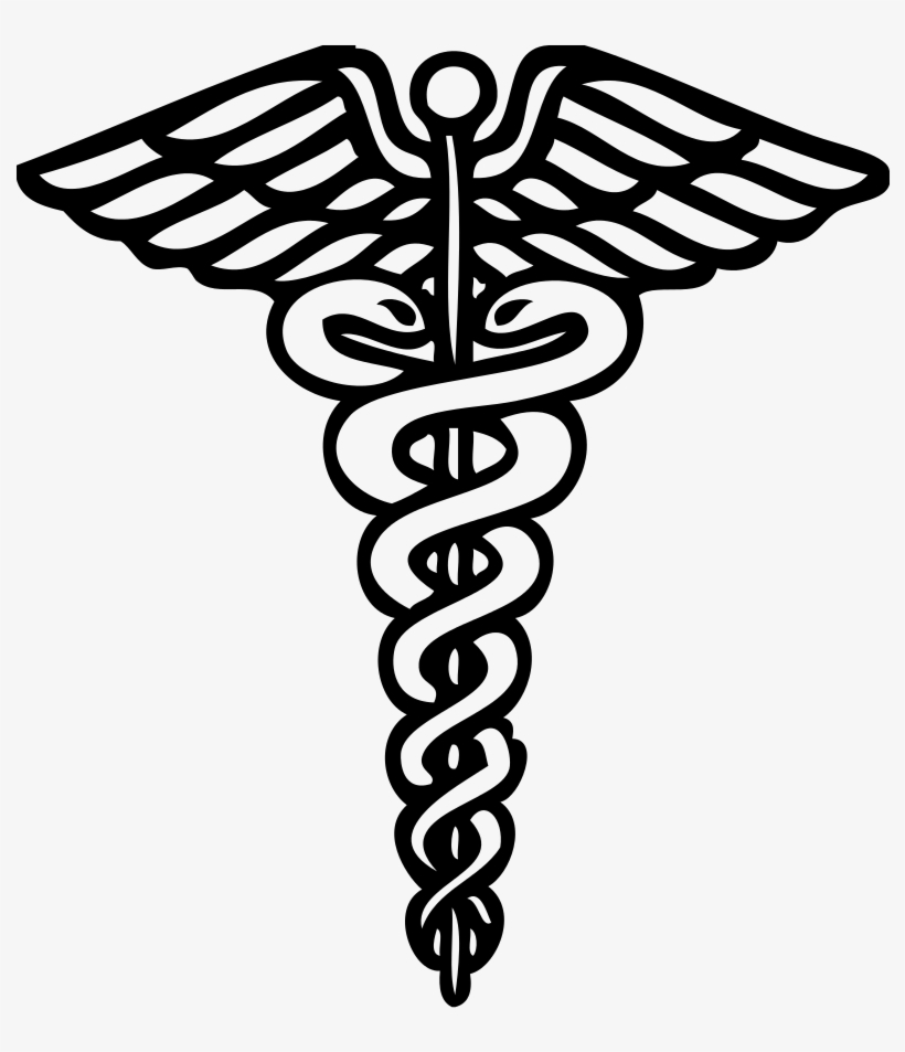 Black Caduceus Png - Caduceus Svg - Free Transparent PNG Download - PNGkey