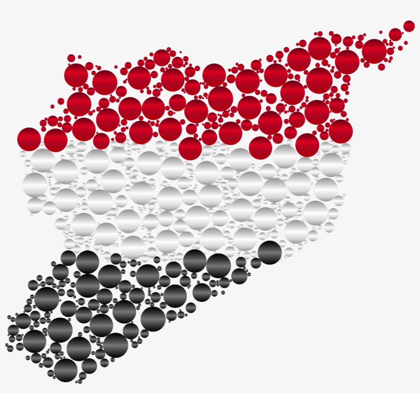 This Free Icons Png Design Of Syria Map Flag Circles - Free Transparent ...