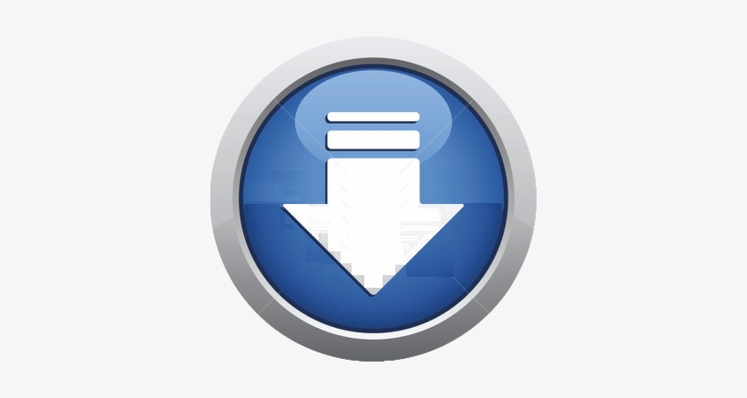 Blue Download Icon - Download - Free Transparent PNG Download - PNGkey