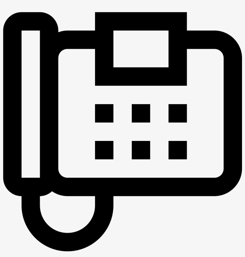 Fax Icon - Icon - Free Transparent PNG Download - PNGkey