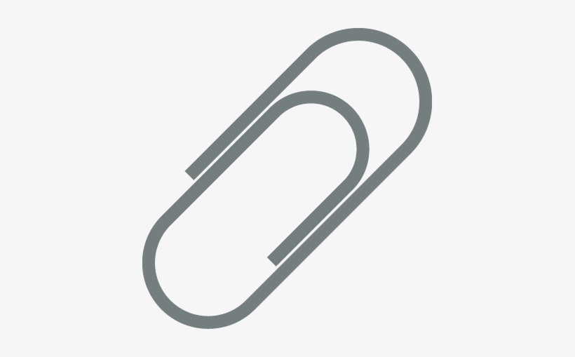 Paperclip Symbolising An Attachment - Paper Clip - Free Transparent PNG ...