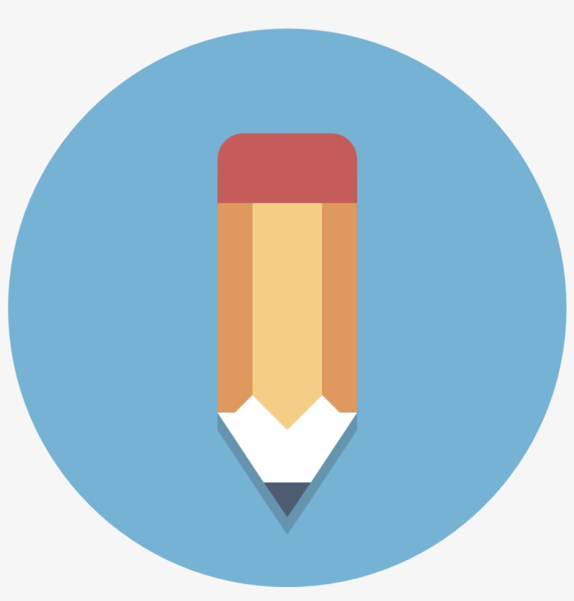 Circle Icons Pencil - Graphic Design - Free Transparent PNG Download ...