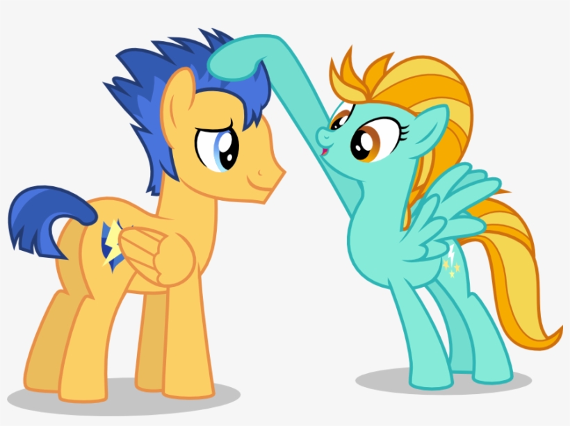 Flashdustvec - Mlp Lightning Dust And Flash Sentry - Free Transparent ...