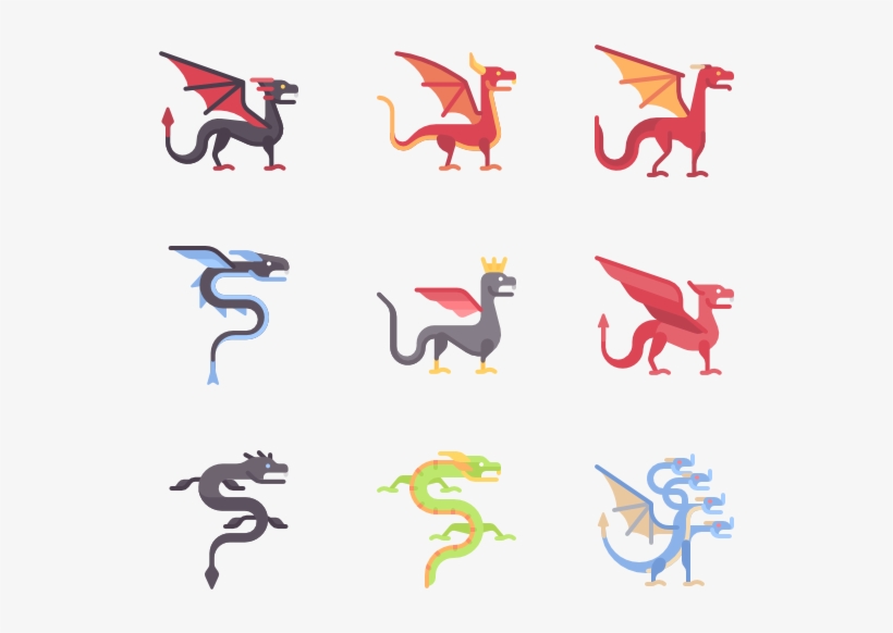 Dragons 30 Icons - Dragon - Free Transparent PNG Download - PNGkey
