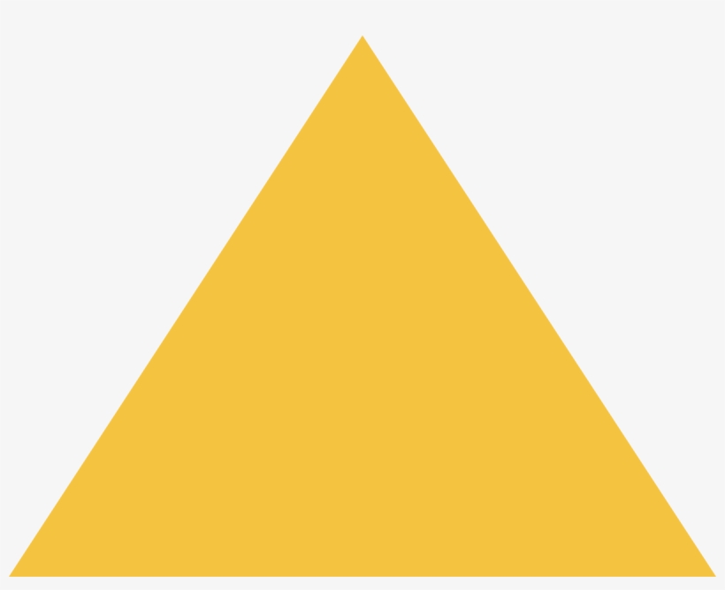 Yellow Triangle Outline