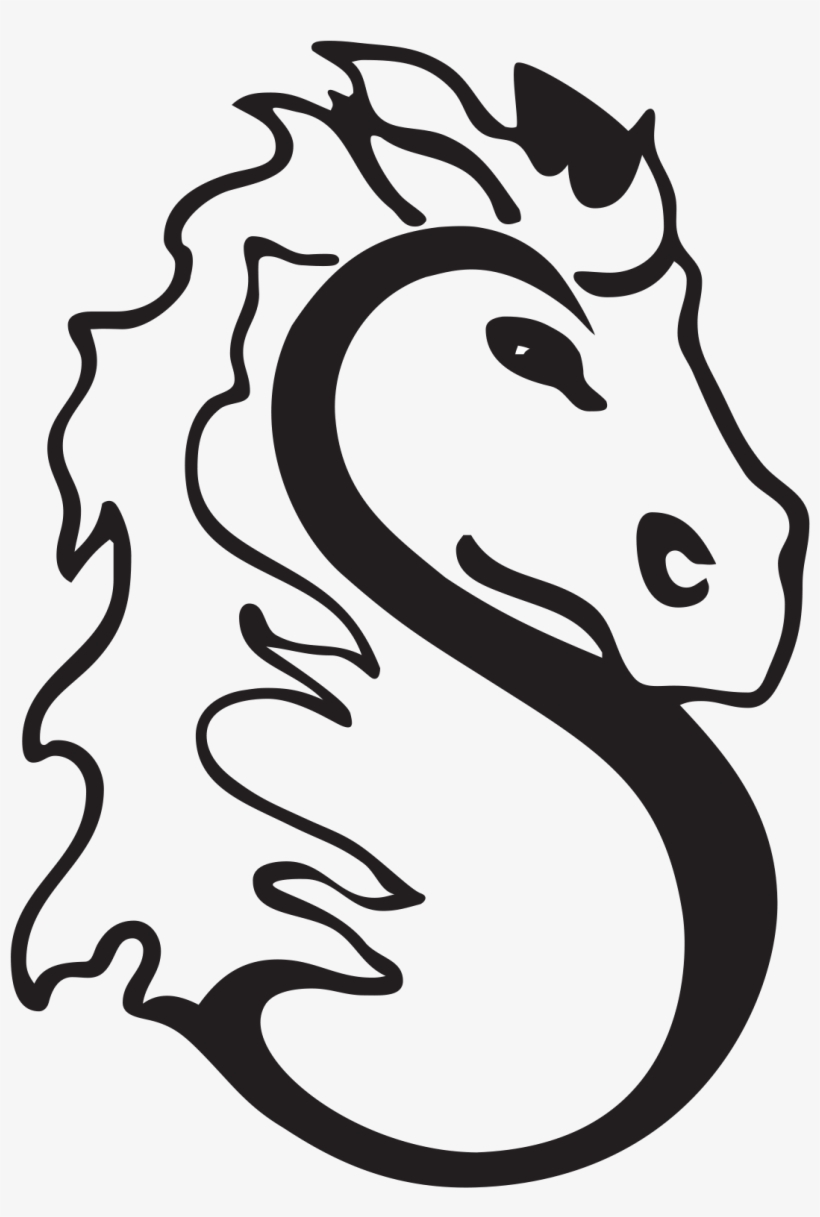 Black & White - Stillwater Ponies Mn Logo - Free Transparent PNG ...