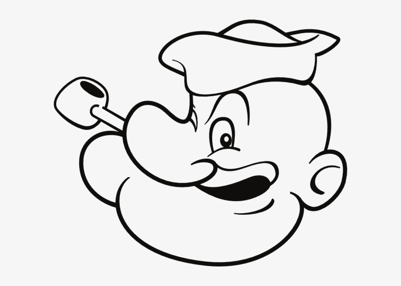 Popeye Clip Art - Popeye Coloring Pages - Free Transparent PNG Download ...