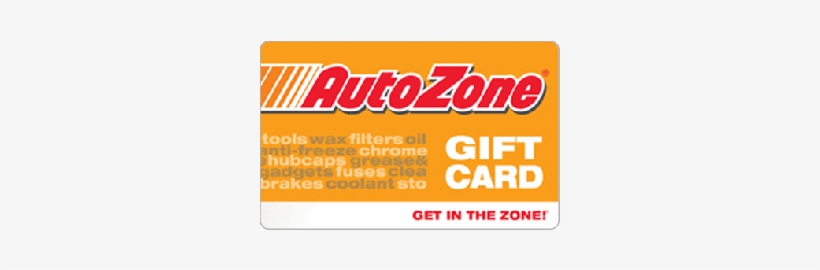 Autozone Gift Card - Free Transparent PNG Download - PNGkey