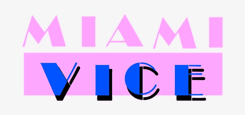 Svg Royalty Free Library Logos Tv Fan - Miami Vice Logo Png - Free ...