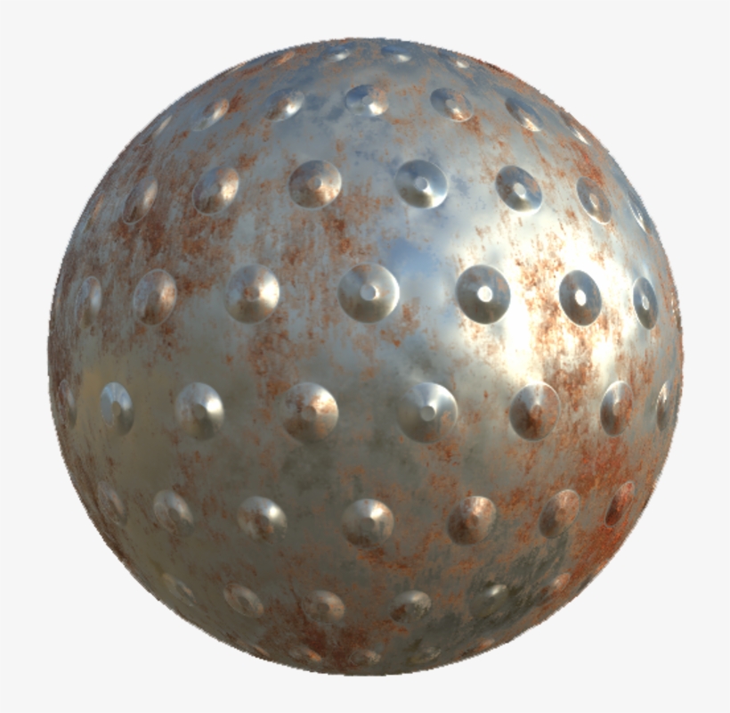 Rust Metal With Dots Texture - Metal - Free Transparent PNG Download ...