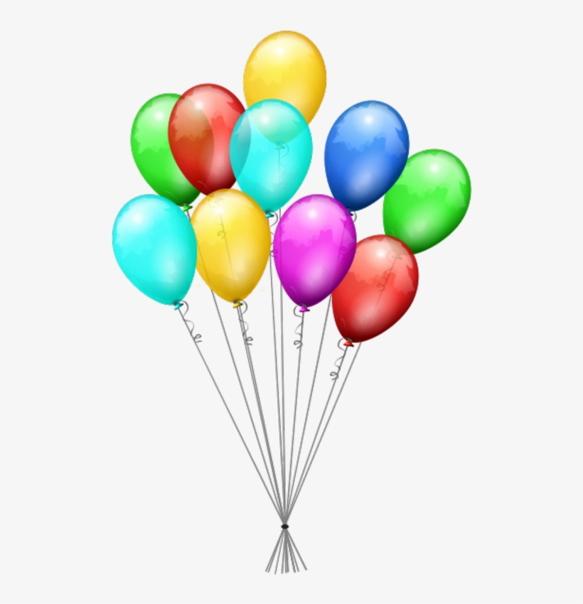 Pink Balloons Photography Png Png Library Library - Happy Birthday Wall ...