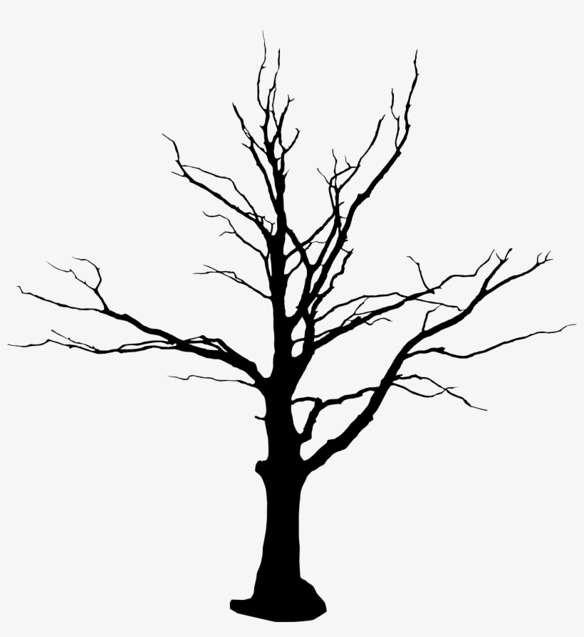 Gothic Vector Tree - Dead Tree Drawing Black And White - Free ...