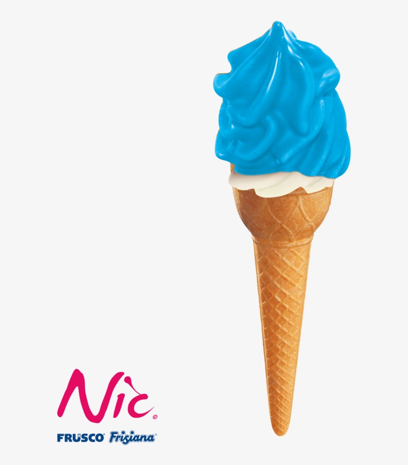 Dip Smurf - Strawberry Soft Ice Cream - Free Transparent PNG Download ...
